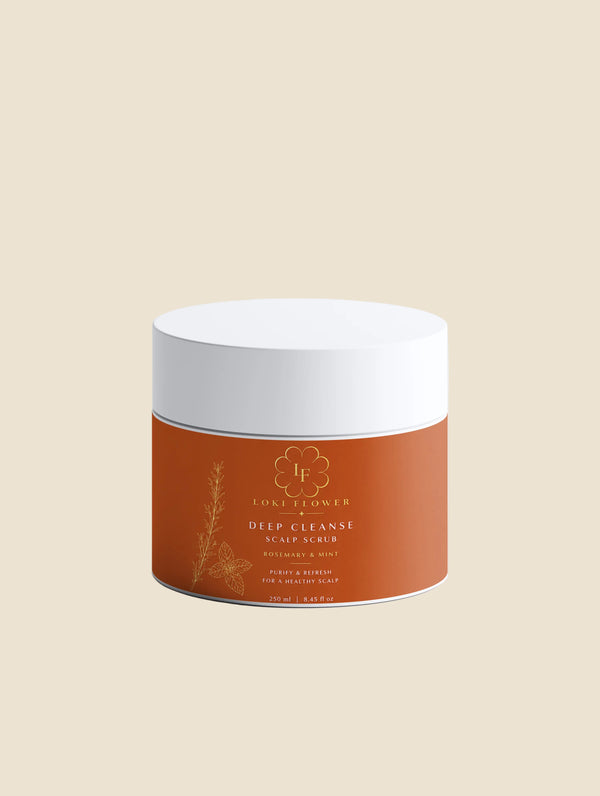 Deep Cleanse Scalp Scrub, Rosemary & Mint – Loki Flower Beauty